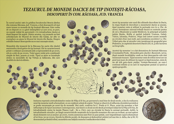 Exponatul lunii noiembrie: Tezaur de monede dacice tip Inotesti-Racoasa