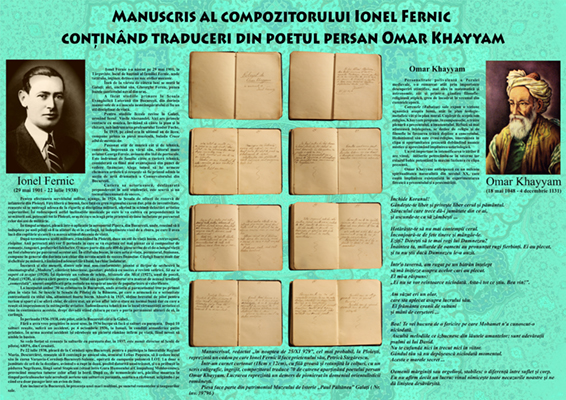 Manuscris al lui Ionel Fernic